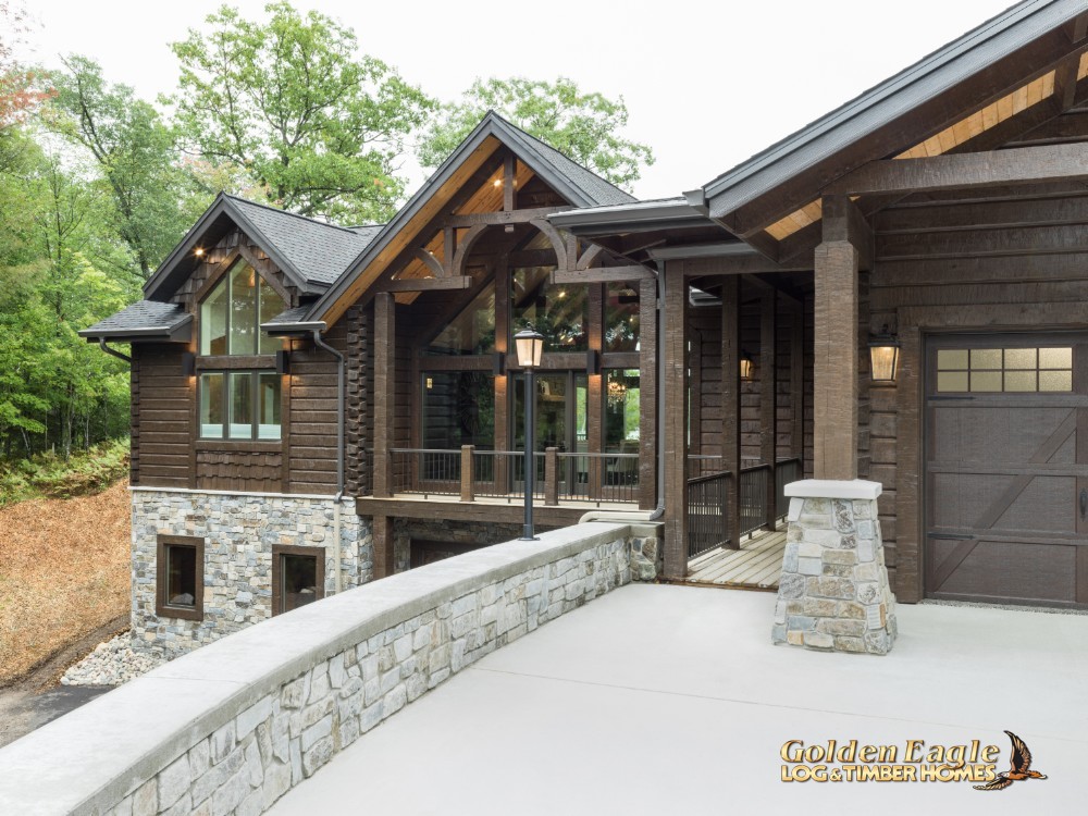 Timberlake - UCT Floor Plan from Golden Eagle Log & Timber Homes