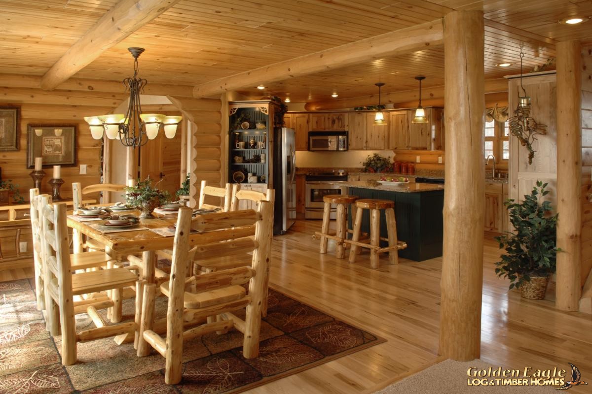Double Eagle Deluxe Log Home by Golden Eagle Log & Timber Homes