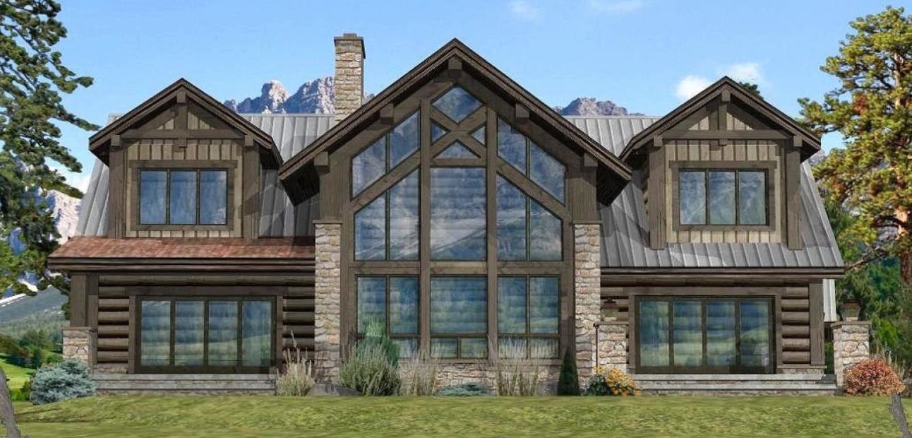 Granite Ridge Log Home Floor Plan by Wisconsin Log Homes